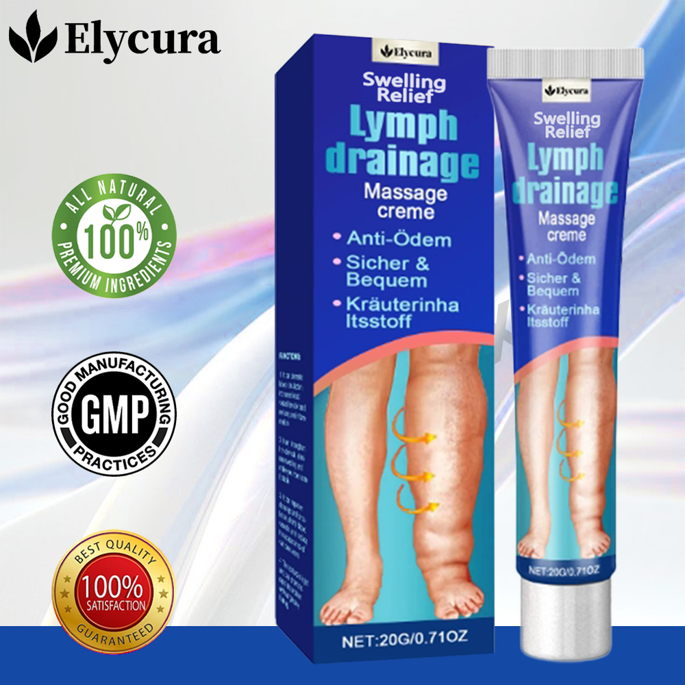 Elycura™ Lymphatic Drainage Massage Cream